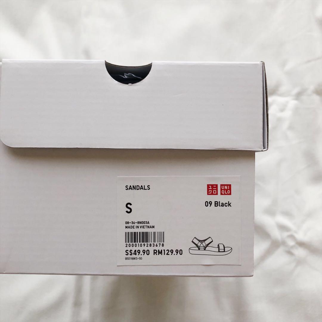 Uniqlo U Sandals in Black, Women's Fashion, Footwear, Flipflops and ...