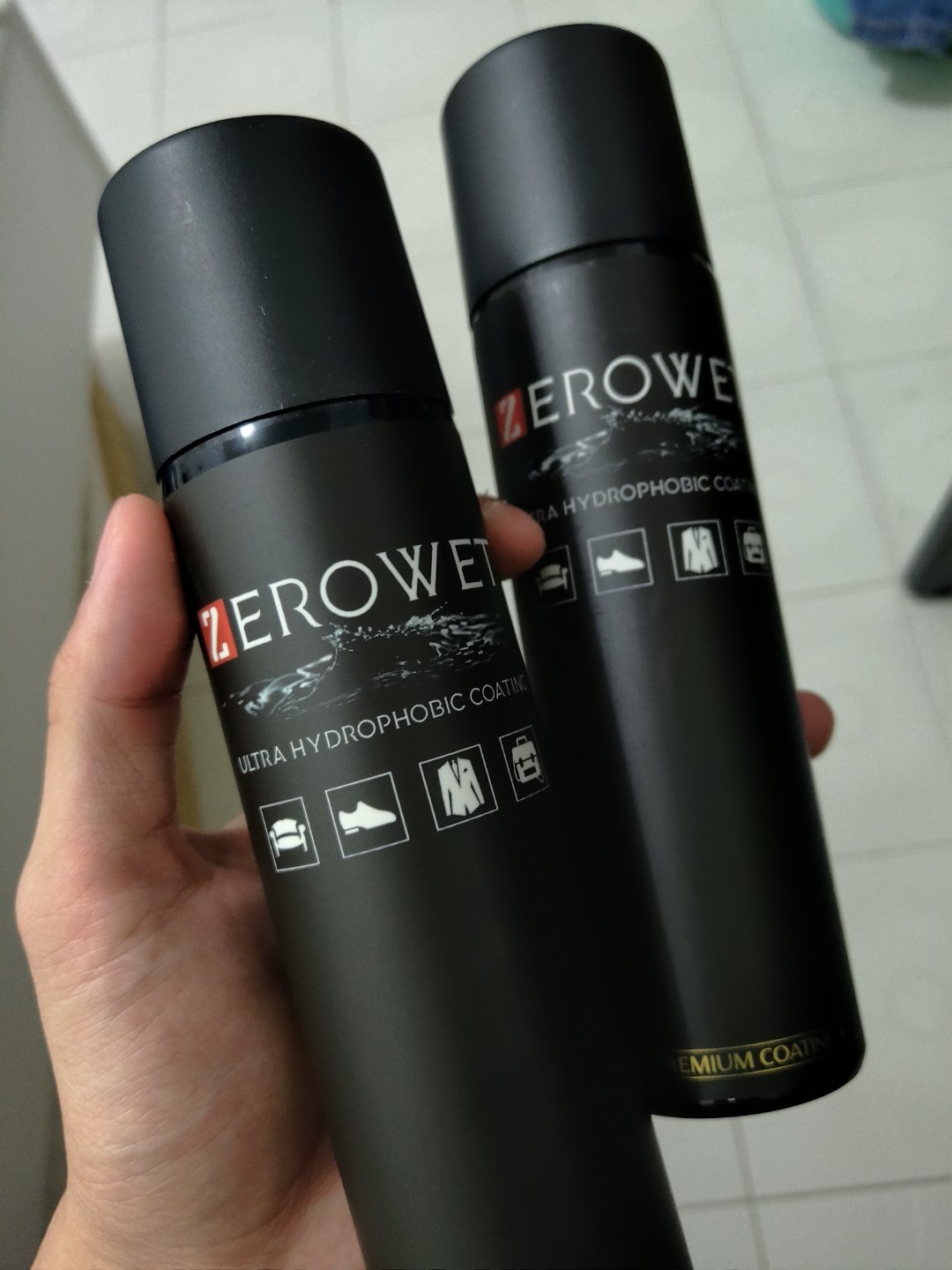 Zerowet hydrophobic spray, Health & Nutrition, Face Masks & Face Shields on Carousell