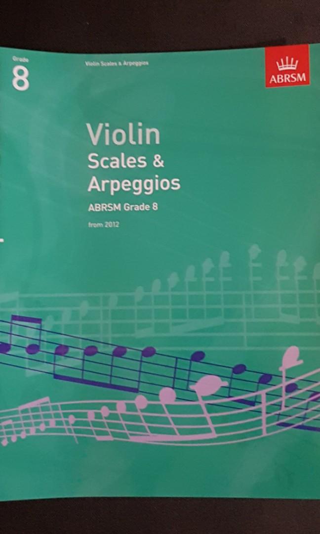 ABRSM Grade 8 Violin Scales & Arpeggios, Hobbies & Toys, Music & Media ...