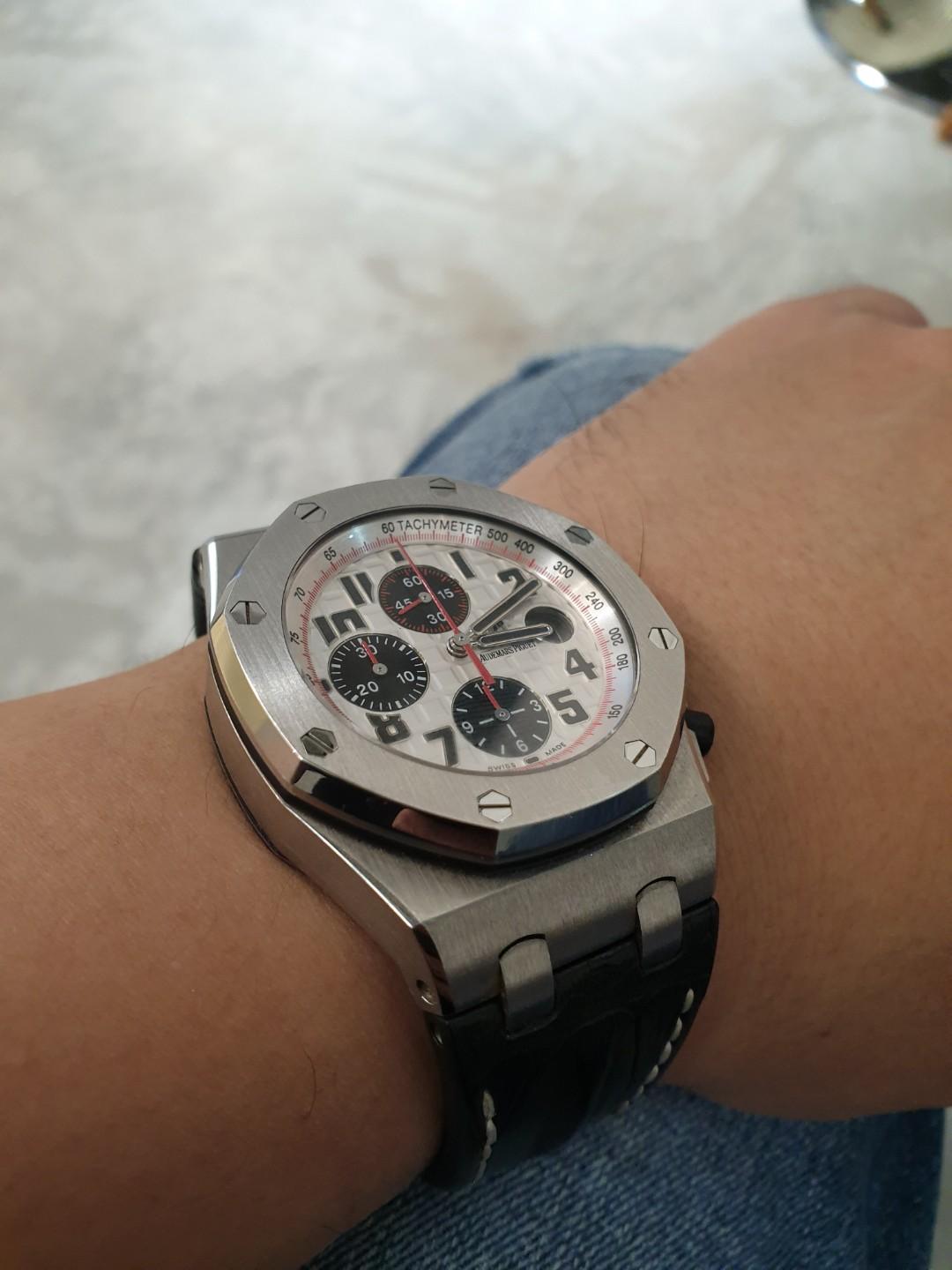 Ap panda offshore roo audemas piguet, Luxury, Watches on Carousell