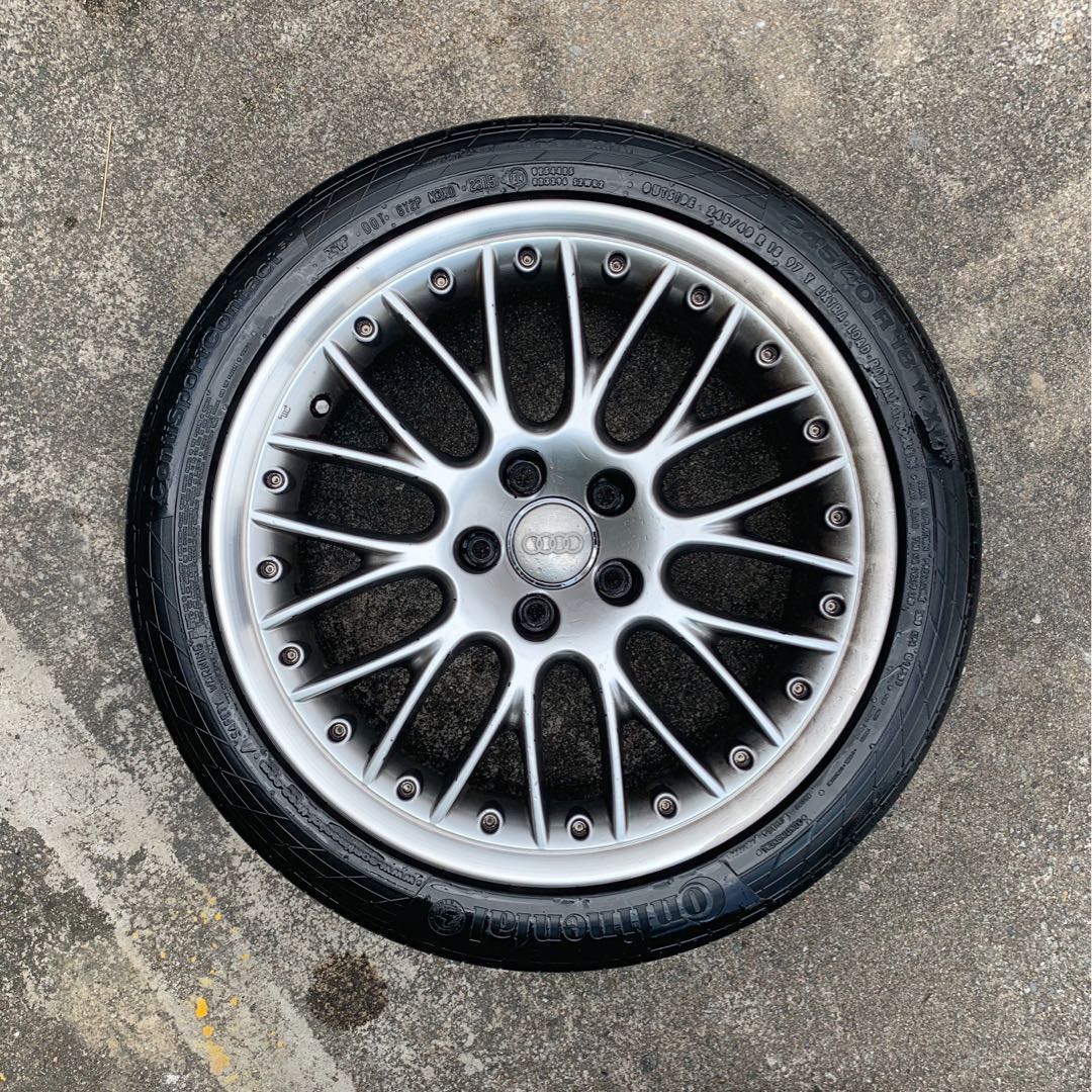 BBS Speedline 18" AUDI, Car Accessories, Tyres & Rims on Carousell