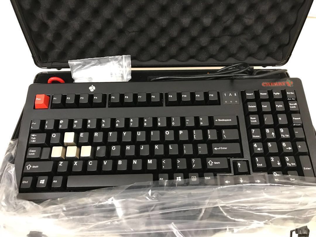 Cherry mechanical keyboard-black switch limited edition, Computers ...
