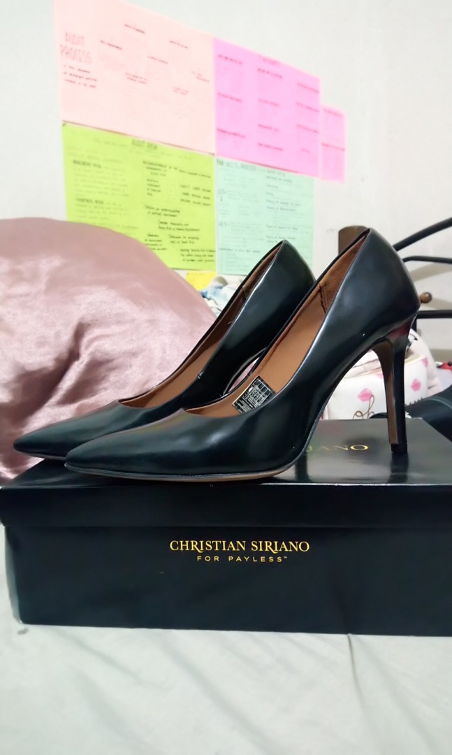 Christian Siriano Black Shoes High Heels by Payless, Women's Fashion ...
