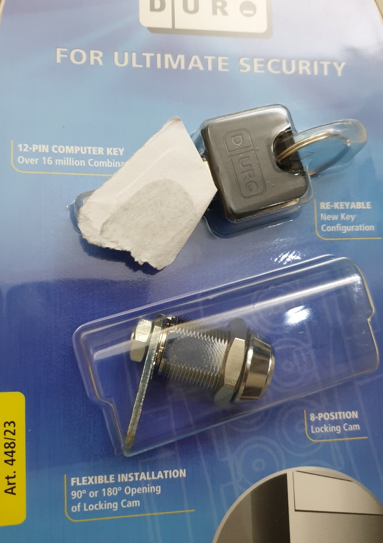 Duro Cam Lock for Letterbox 448/23, Everything Else on Carousell