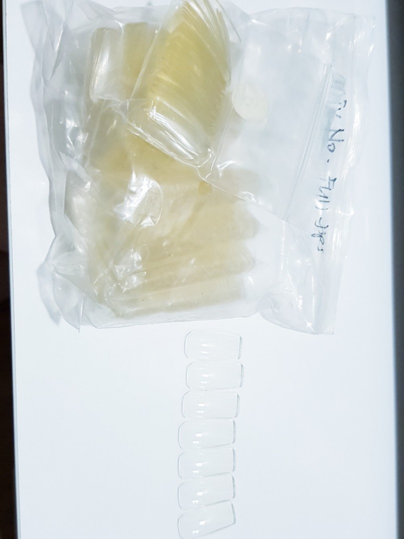 Fake nail full tips number 1 to 10 in a packet (last packet), Beauty ...