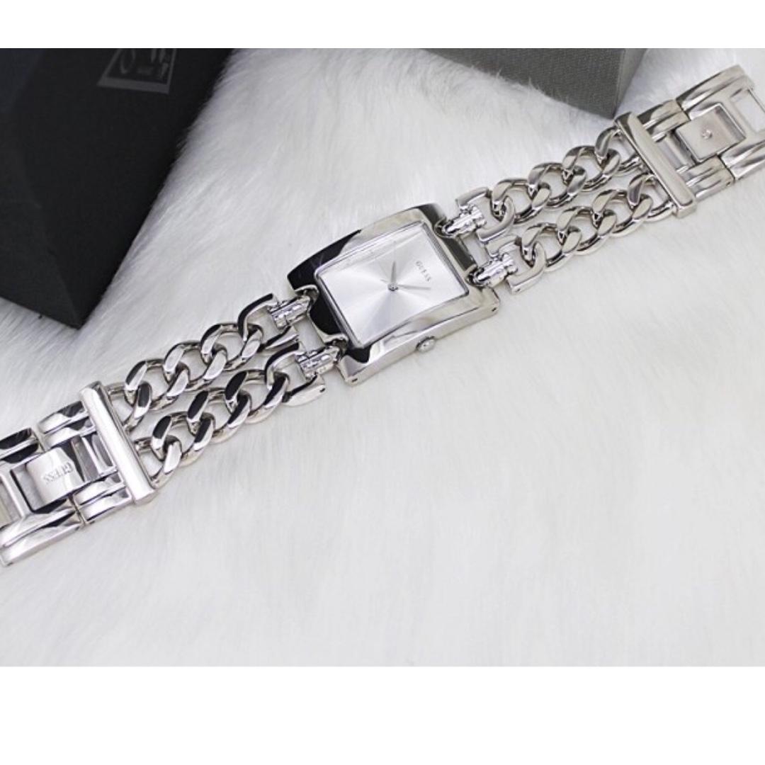 GUESS Multi-Chain Bracelet Watch with Self-Adjustable G-Links, Mobile ...