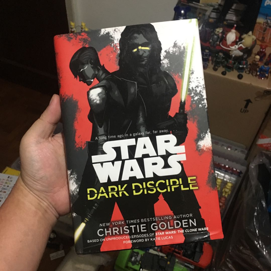 Hardcover Star Wars Dark Disciple Book, Hobbies & Toys, Books ...