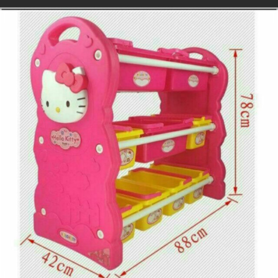Hello Kitty Toy Storage shelf, Babies & Kids, Baby Nursery & Kids ...