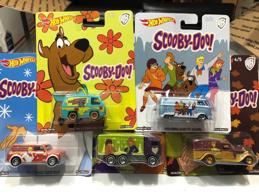 Hot Wheels Pop Culture Scooby Doo Set, Hobbies & Toys, Toys & Games on ...