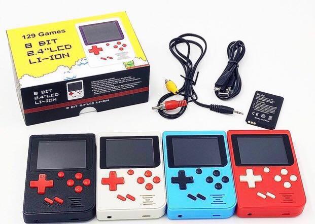 In stock -Retro games 2.4 inch LCD colour screen console with 129 built ...