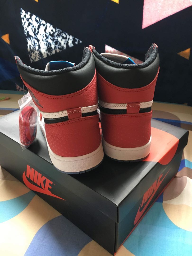 Jordan 1 x spider man og, Luxury, Sneakers & Footwear on Carousell