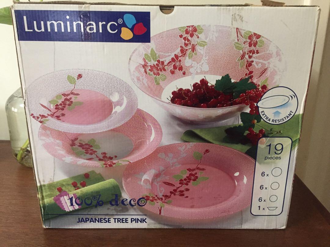 Luminarc - Japanese tree pink set, TV & Home Appliances, Kitchen ...