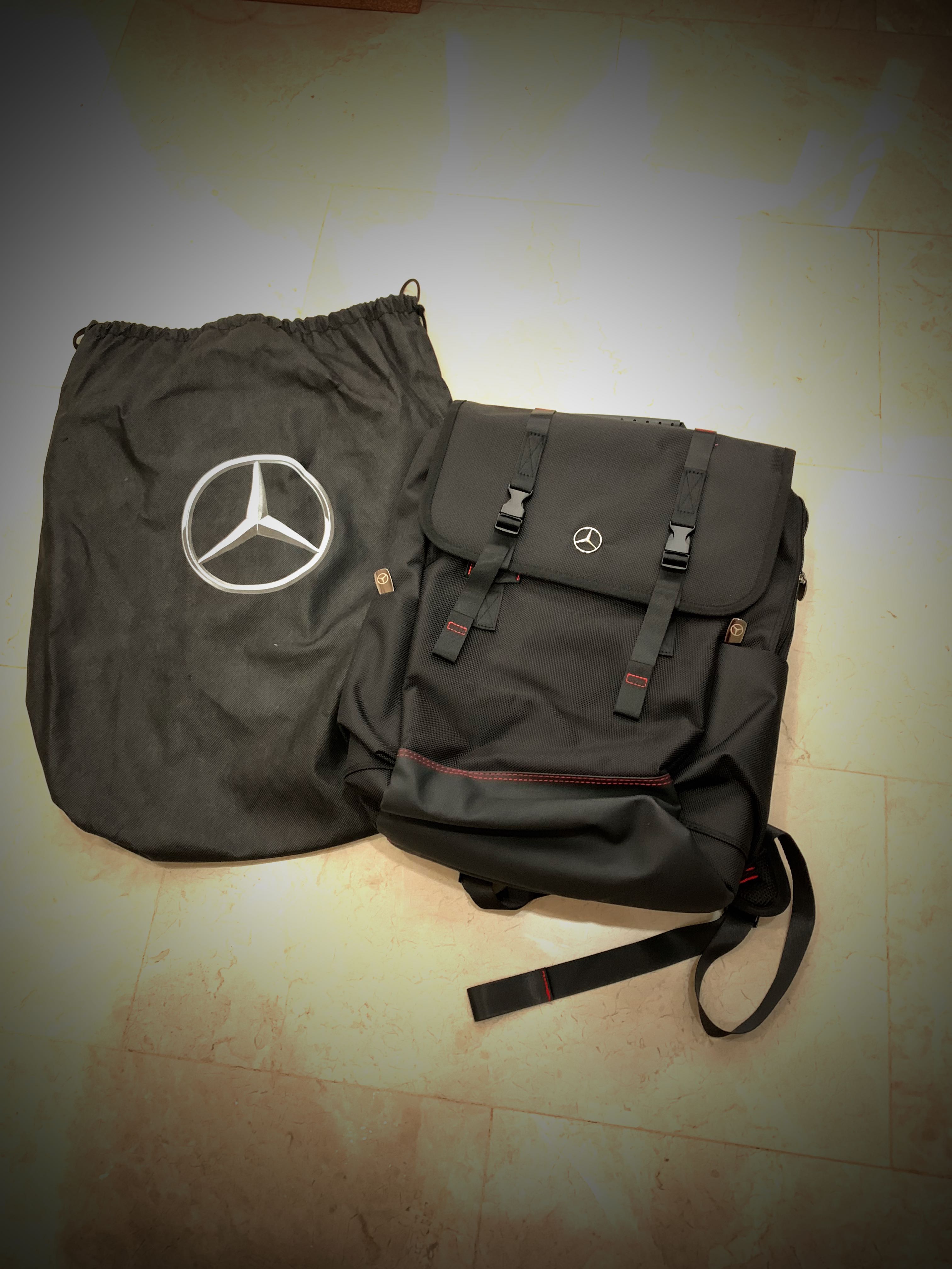 Mercedes Benz Official Backpack, Luxury, Bags & Wallets on Carousell