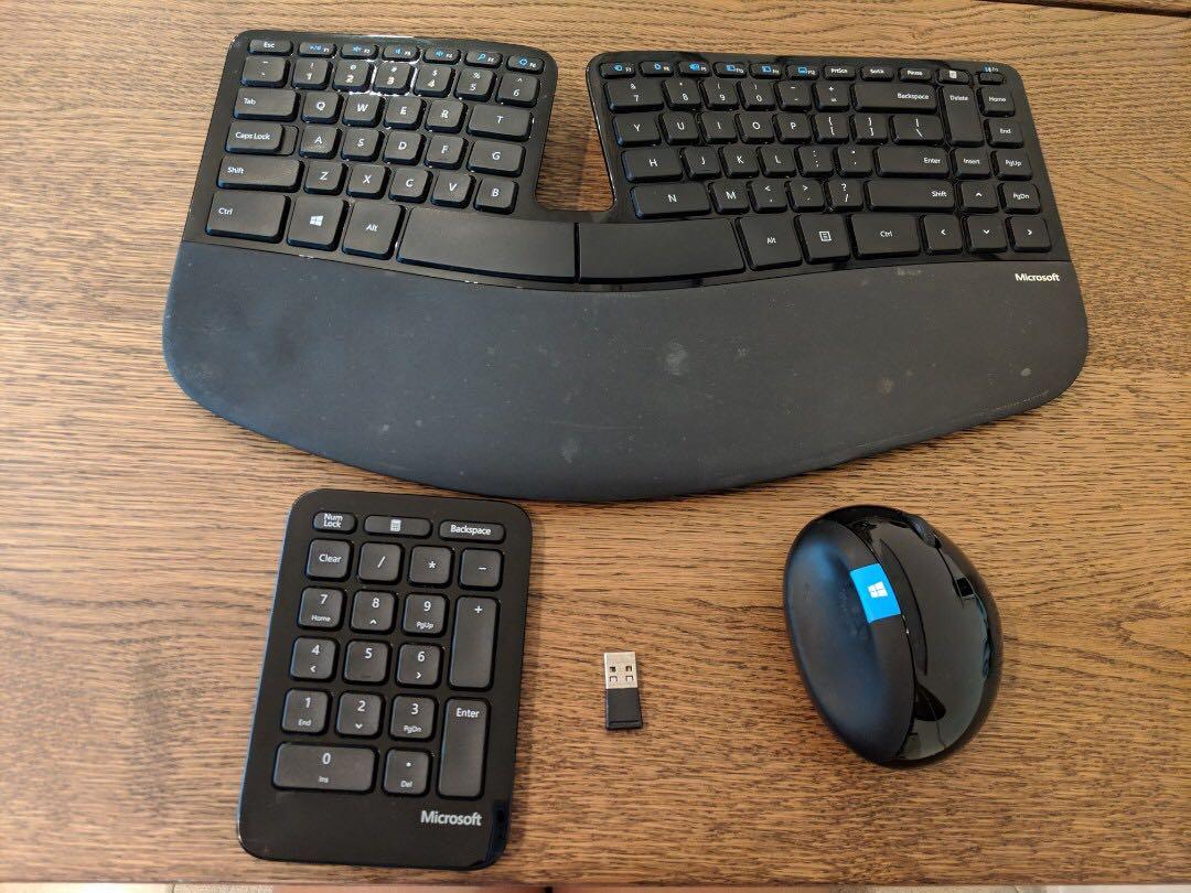 Microsoft keyboard and mouse, Computers & Tech, Parts & Accessories ...