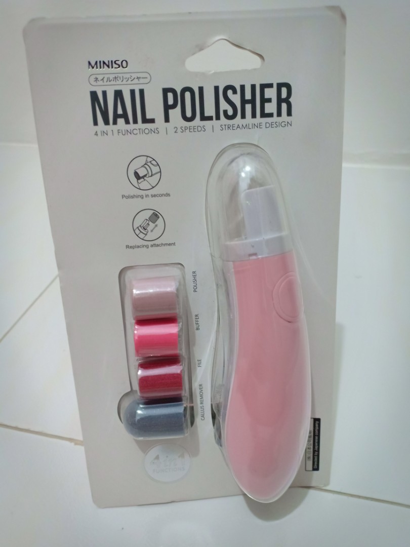 Miniso Nail Polishing Machine, Beauty & Personal Care, Hands & Nails on ...