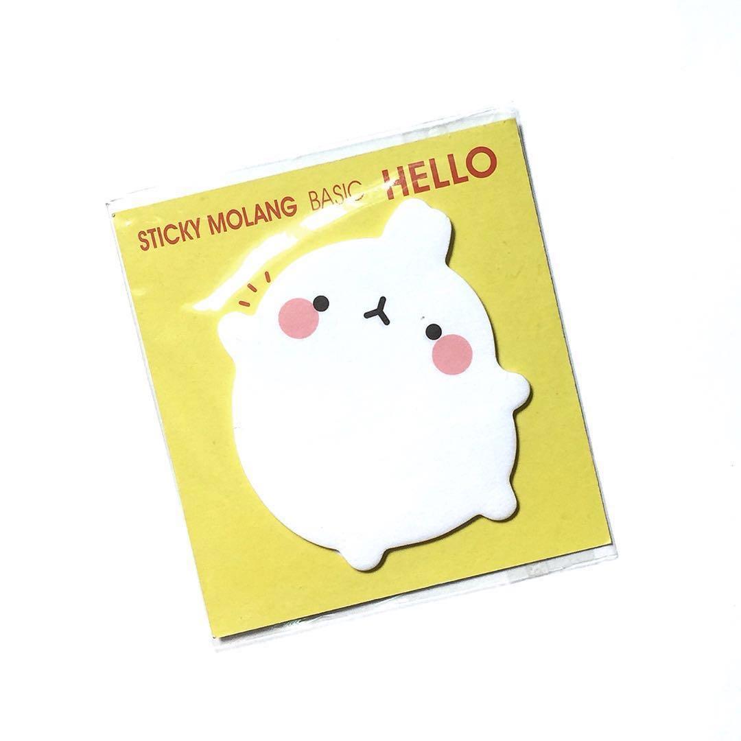 molang 'hello' sticky note, Hobbies & Toys, Stationary & Craft ...