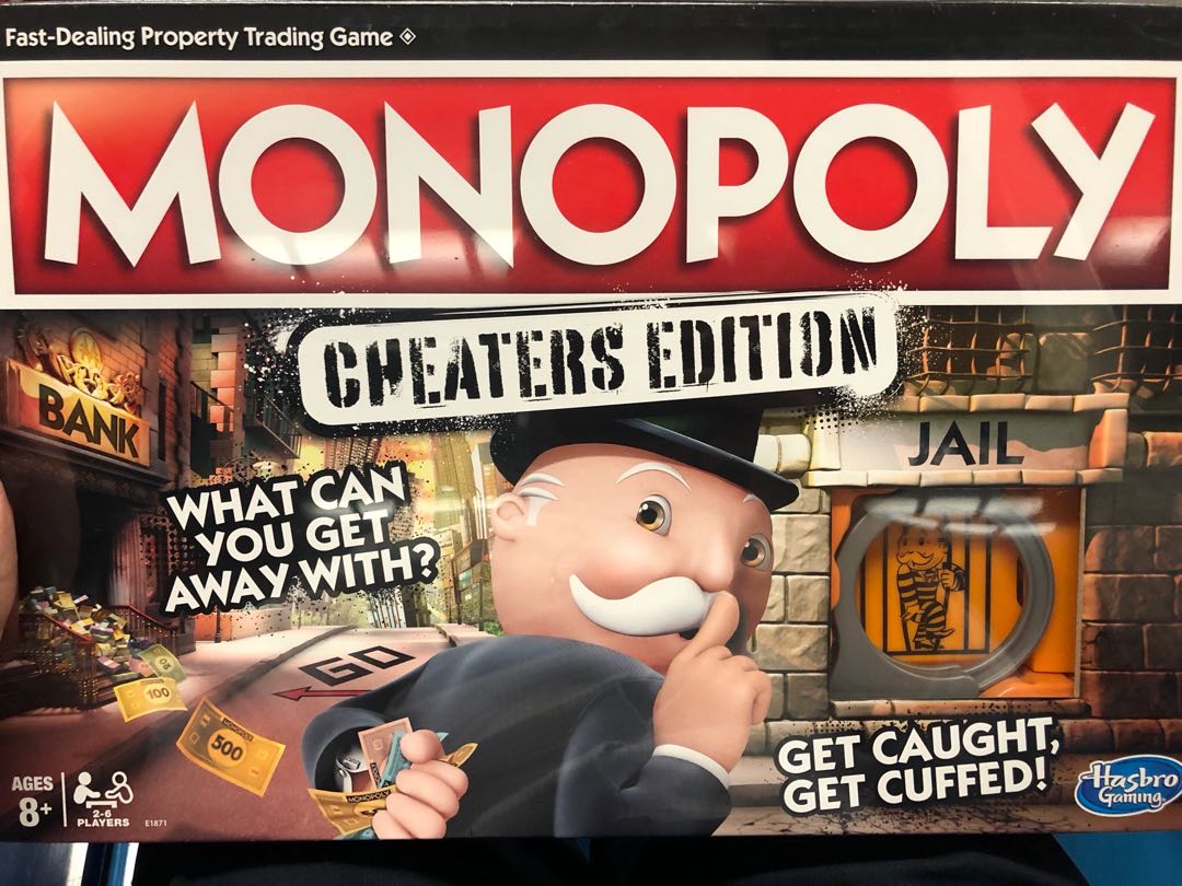 Monopoly (Cheaters edition), Hobbies & Toys, Toys & Games on Carousell
