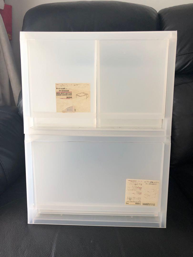 Muji drawer, Furniture & Home Living, Home Improvement & Organisation ...