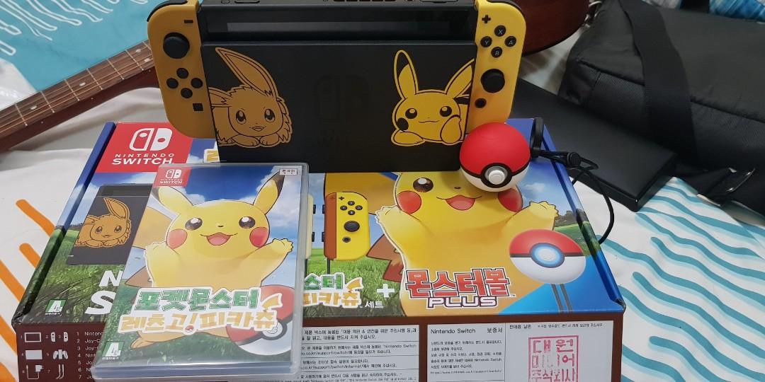 [Limited Edition] 1 Year Warranty!! Pokemon Nintendo Switch Console ...
