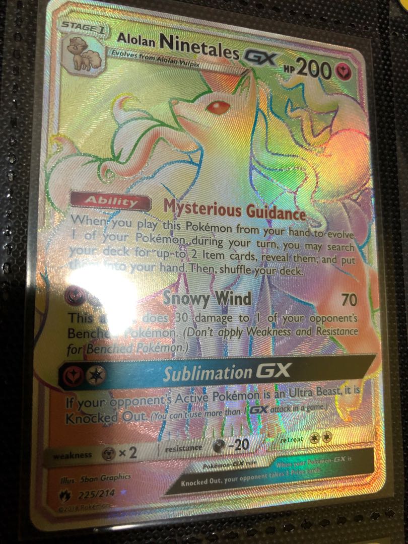 Pokemon cards, alolan ninetales gx, Hobbies & Toys, Toys & Games on ...