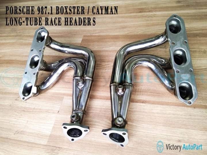 PORSCHE 987.1 BOXSTER/CAYMAN LONG TUBE RACE HEADER, Auto Accessories on ...
