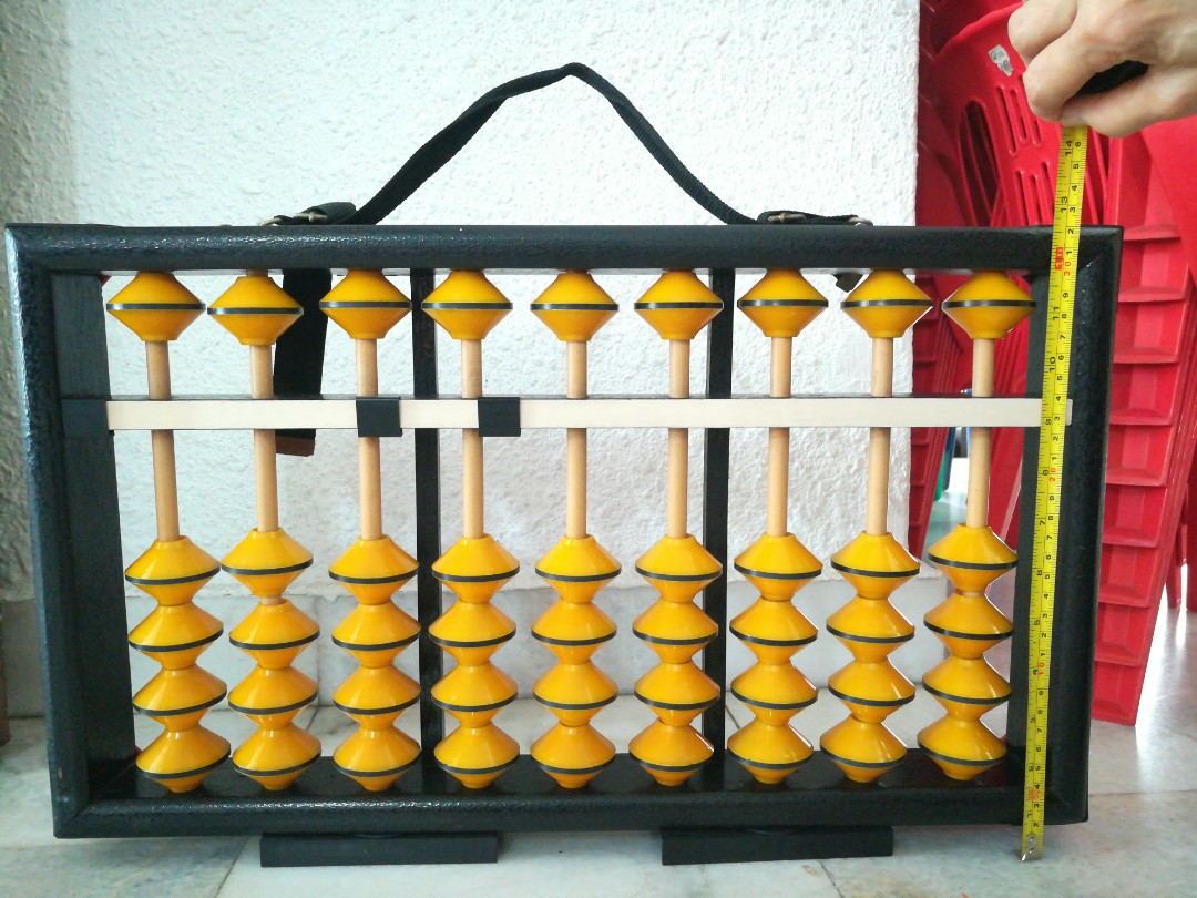 Quality GIANT WOODEN ABACUS FOR TEACHING, Hobbies & Toys, Stationery ...