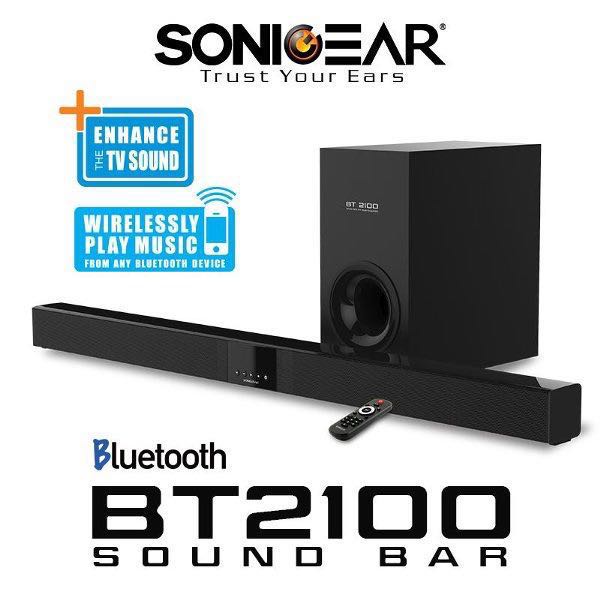 SonicGear BT2100 Soundbar with Bass Reflex Sub Woofer, Audio, Soundbars, Speakers & Amplifiers ...