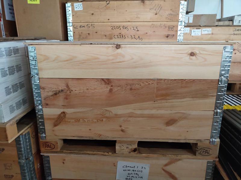 Stackable & Foldable Wooden Crate, Everything Else on Carousell