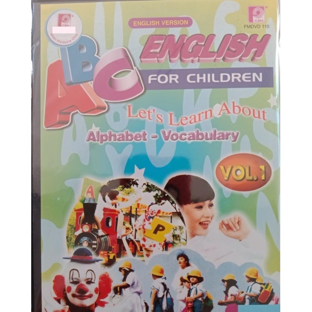 ABC English For Children Let's Learn About Alphabet Vocabulary Vol.1 ...
