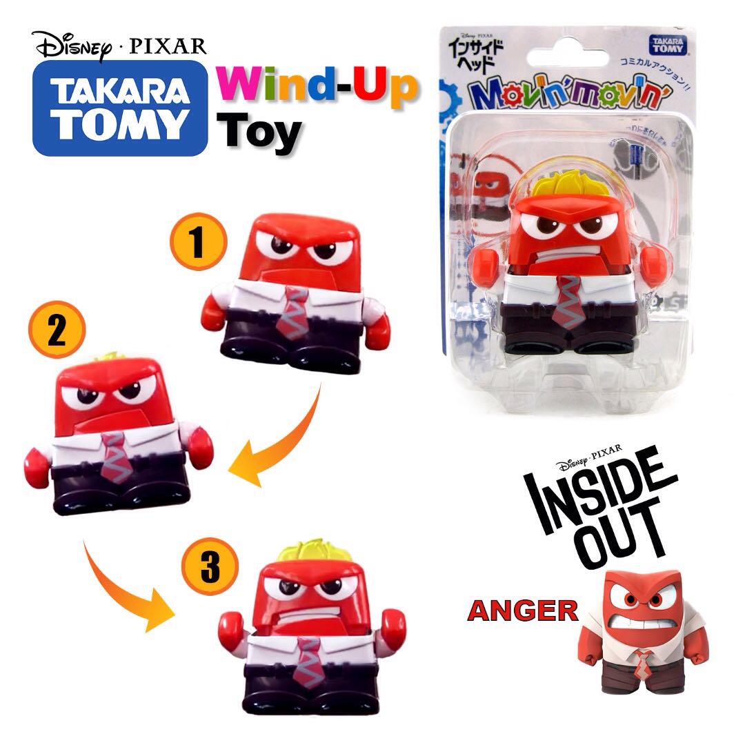 Anger (Inside Out) - Disney Pixar Wind-up Collectibles, Hobbies & Toys ...