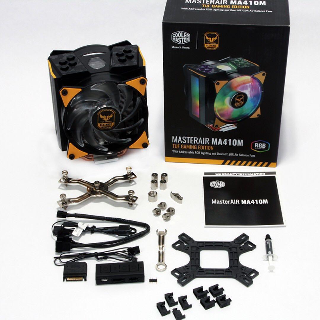 Asus X CoolerMaster MasterAir MA410M TUF Gaming Edition, Computers ...