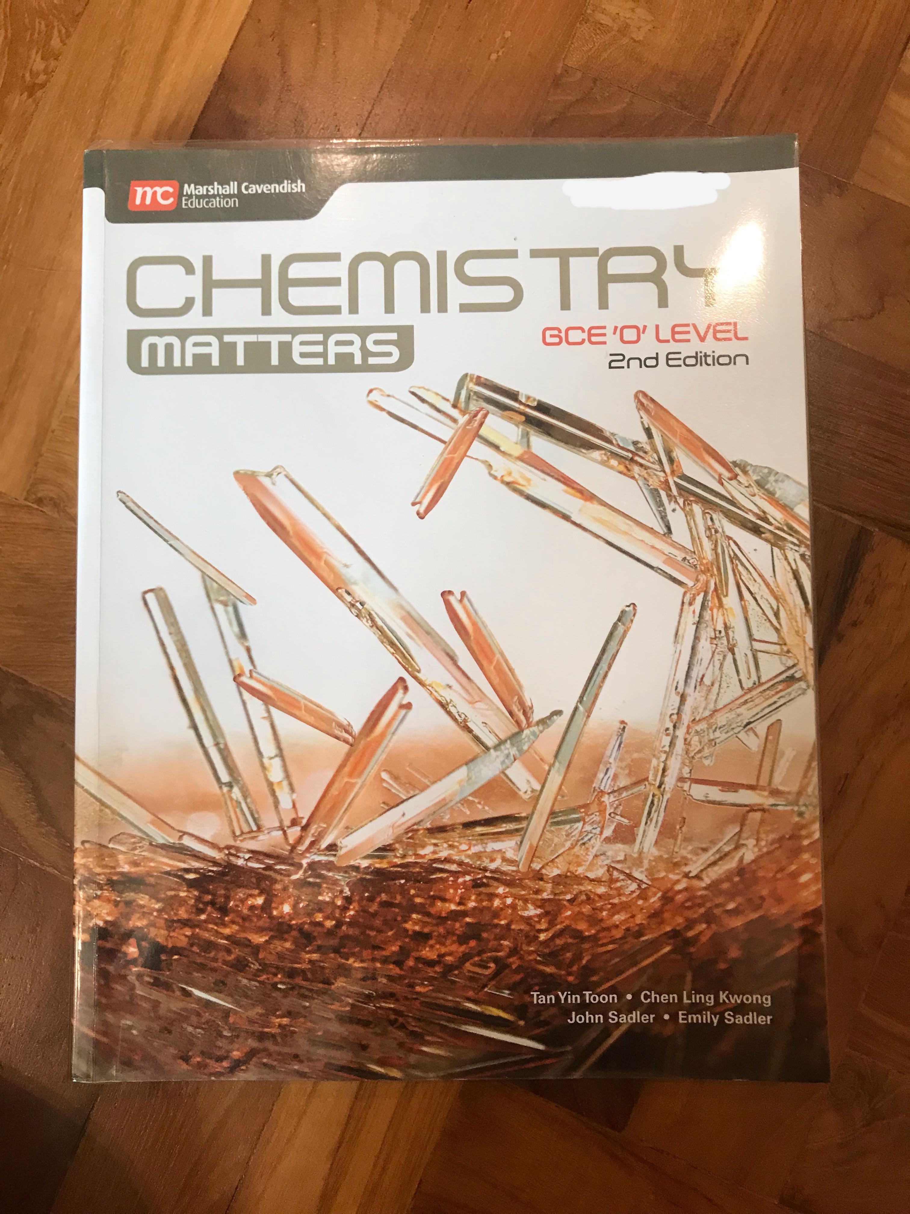 Chemistry Matters GCE O Levels 2nd Edition Textbook (Marshall Canvedish ...