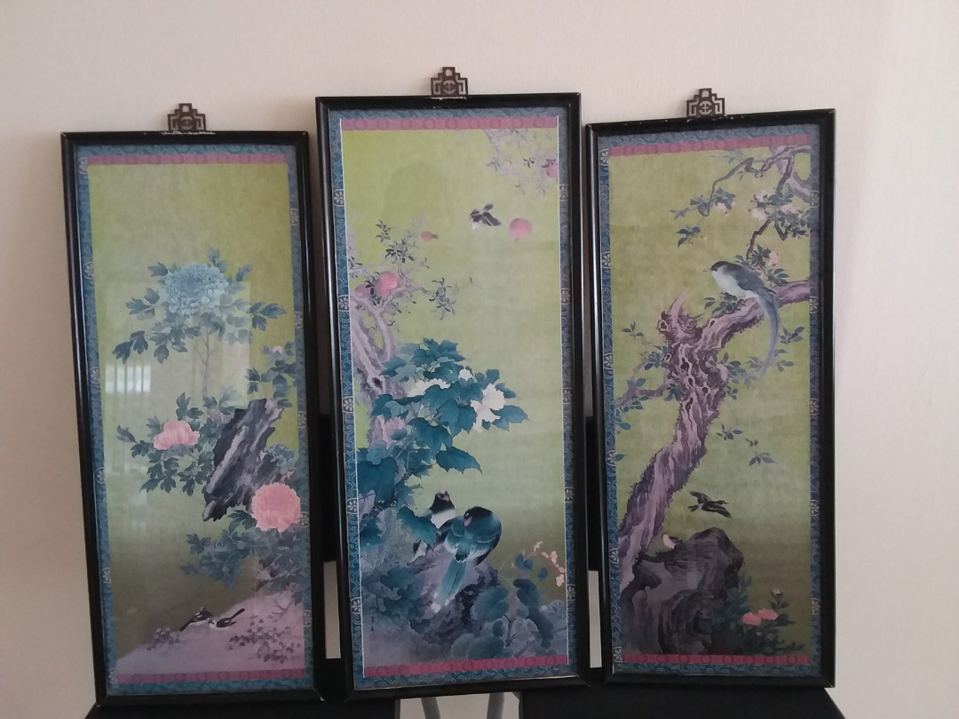 Chinese Art Print with frame, Hobbies & Toys, Stationery & Craft, Art ...