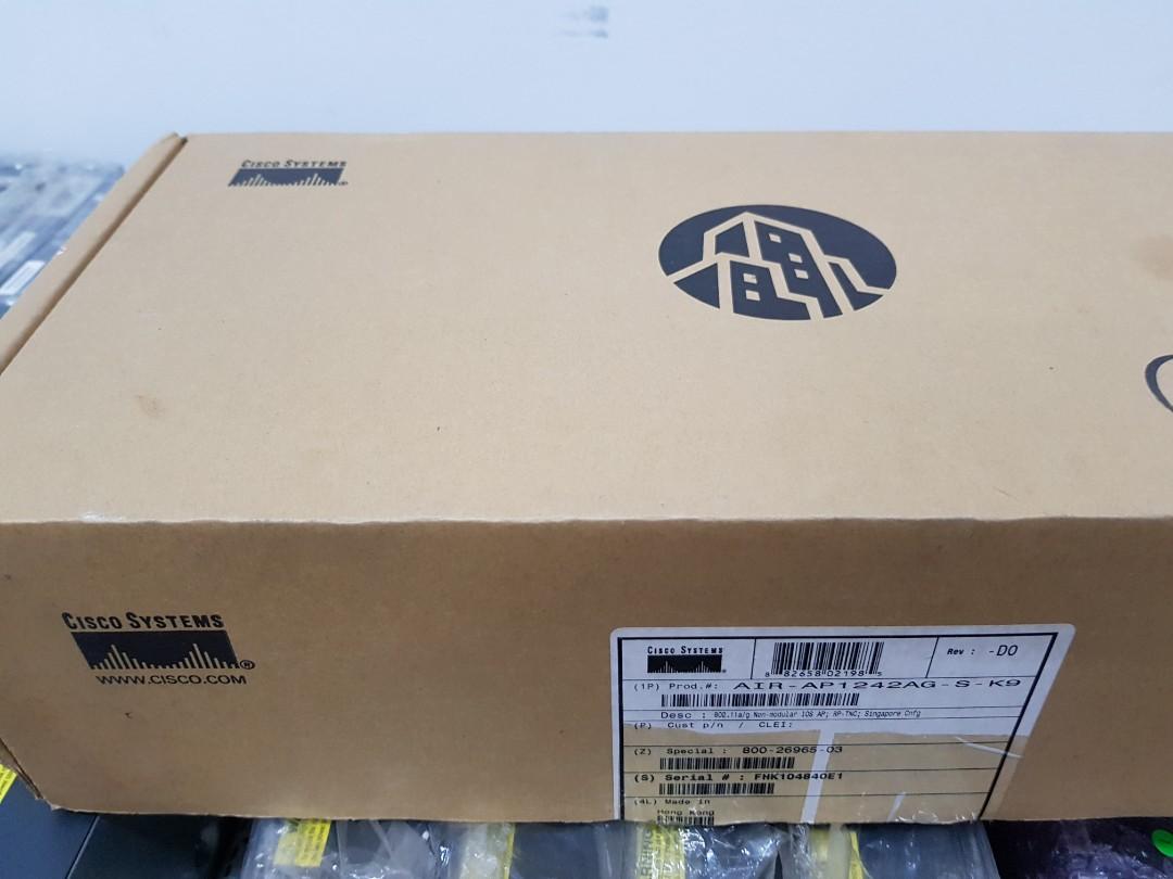 Cisco aironet 1240ag series 802.11A/B/G accesa Point (AIR-AP1242AG-S-K9 ...