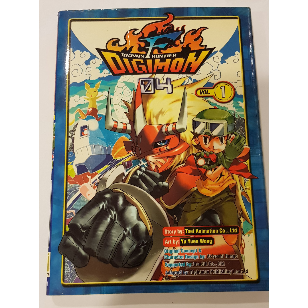 Digimon Frontier Comic Vol. 1, Hobbies & Toys, Books & Magazines ...