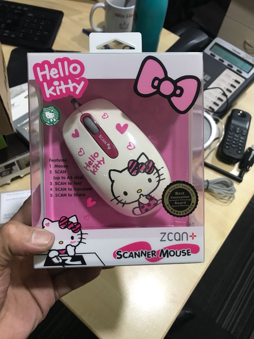 Hello Kitty Scanner Mouse, Computers & Tech, Parts & Accessories, Mouse ...