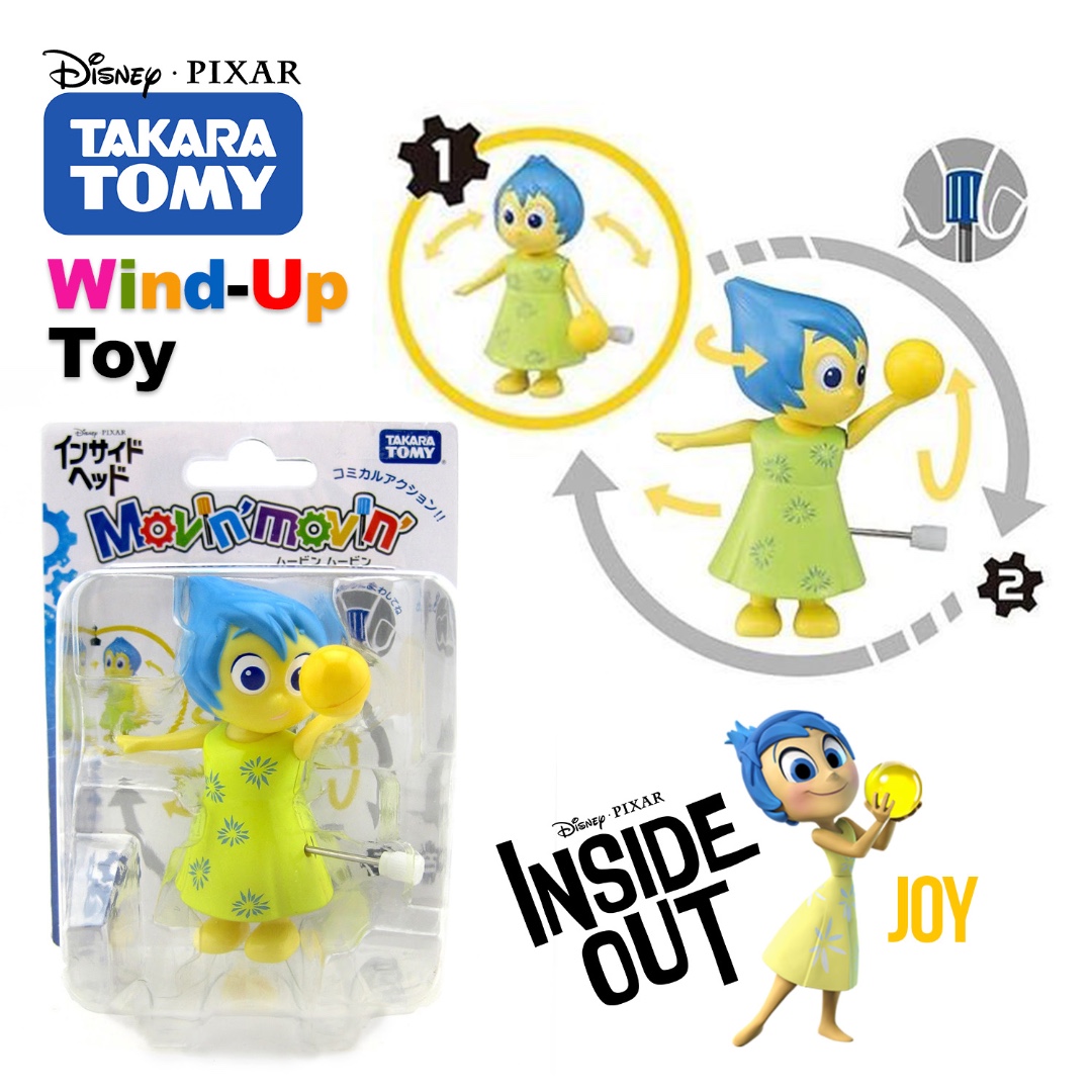 Joy (Inside Out) - Disney Pixar Wind-up Toy Collectibles, Hobbies ...