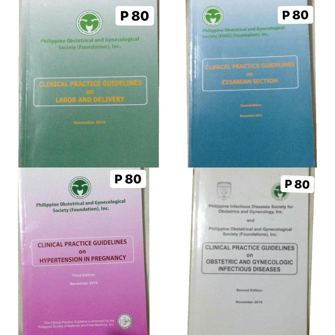 OB Gyne Clinical Practice Guidelines, Hobbies & Toys, Books & Magazines ...