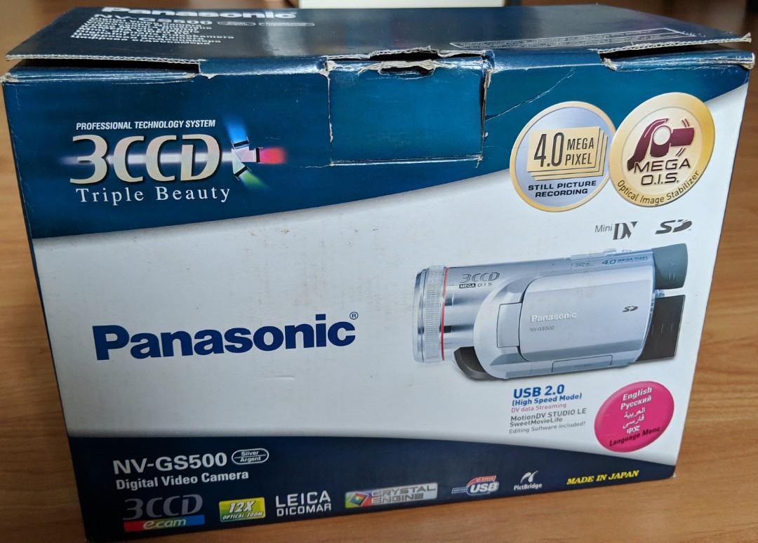 Panasonic 3CCD Digital Video Camera NV-GS500, Photography, Video ...