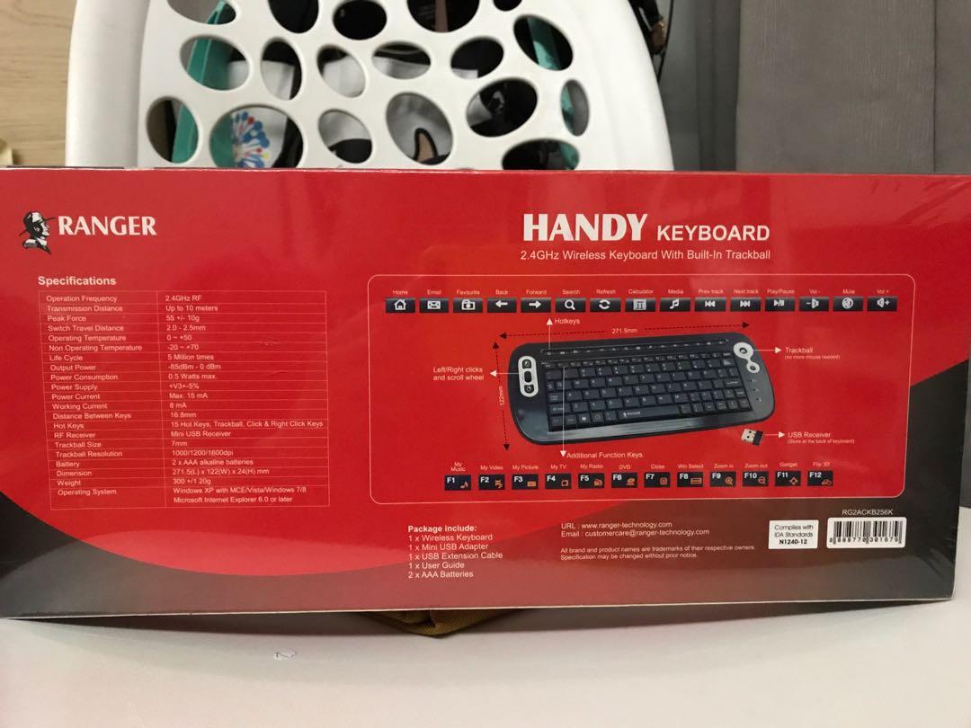RANGER WIRELESS Keyboard, Computers & Tech, Parts & Accessories ...