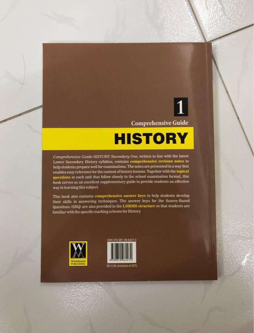 Sec 1 History Assessment Book, Hobbies & Toys, Books & Magazines ...