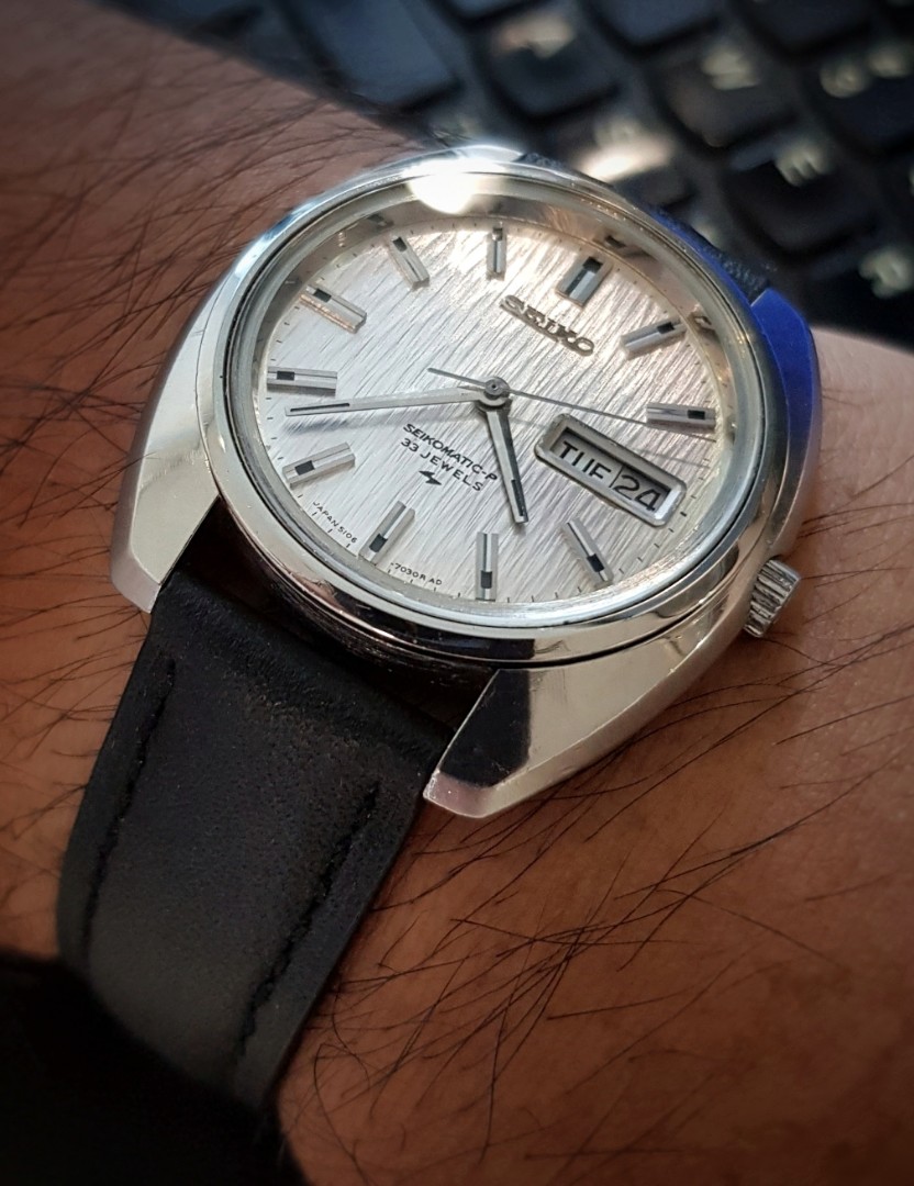 Seiko Vintage Seikomatic 5106-7030 (beautiful textured dial), Men's ...