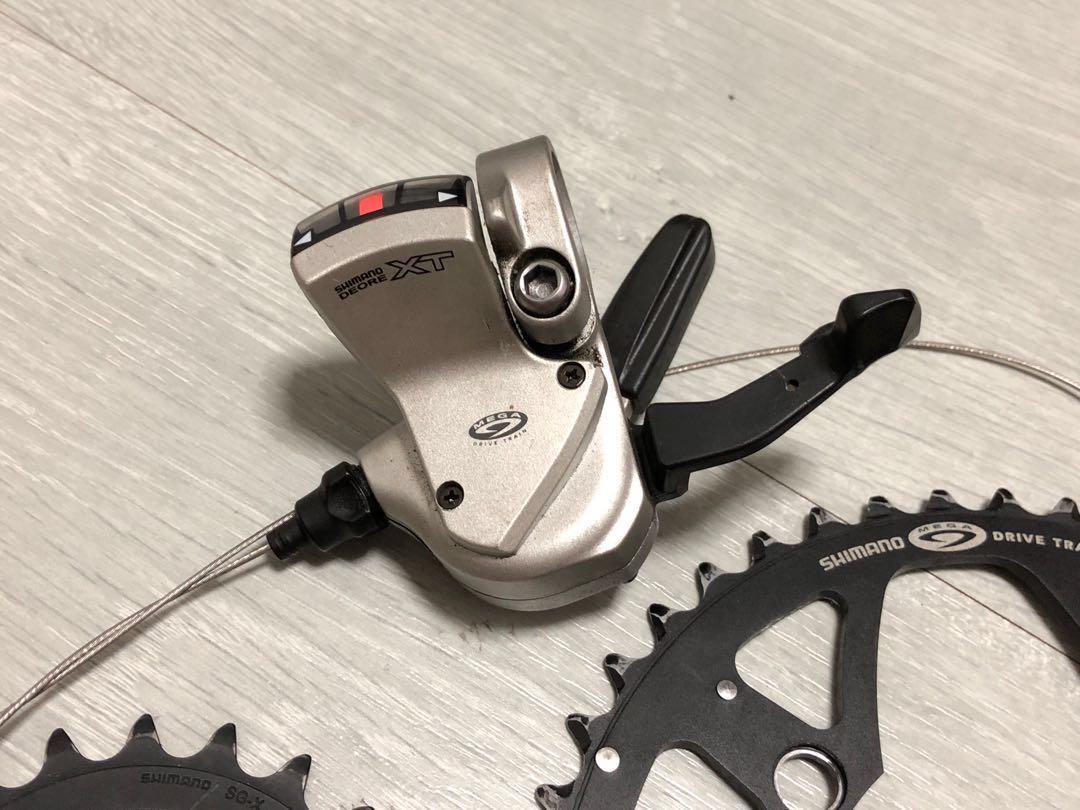 Shimano DEORE XT Shifter SL-M750 + Free Chain Ring, Sports Equipment ...