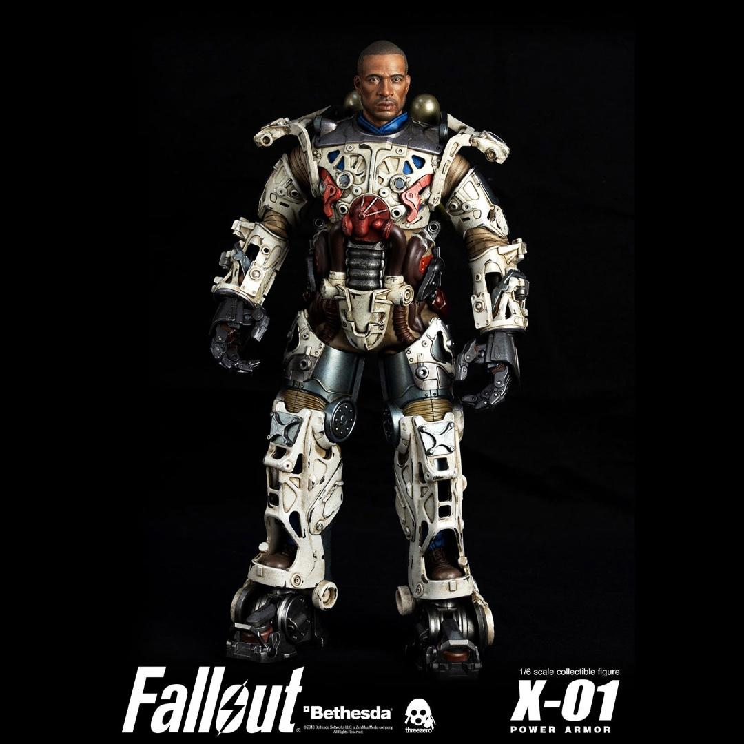 ThreeZero - Fallout 4 - X-01 Power Armor (1/6 Scale), Hobbies & Toys ...