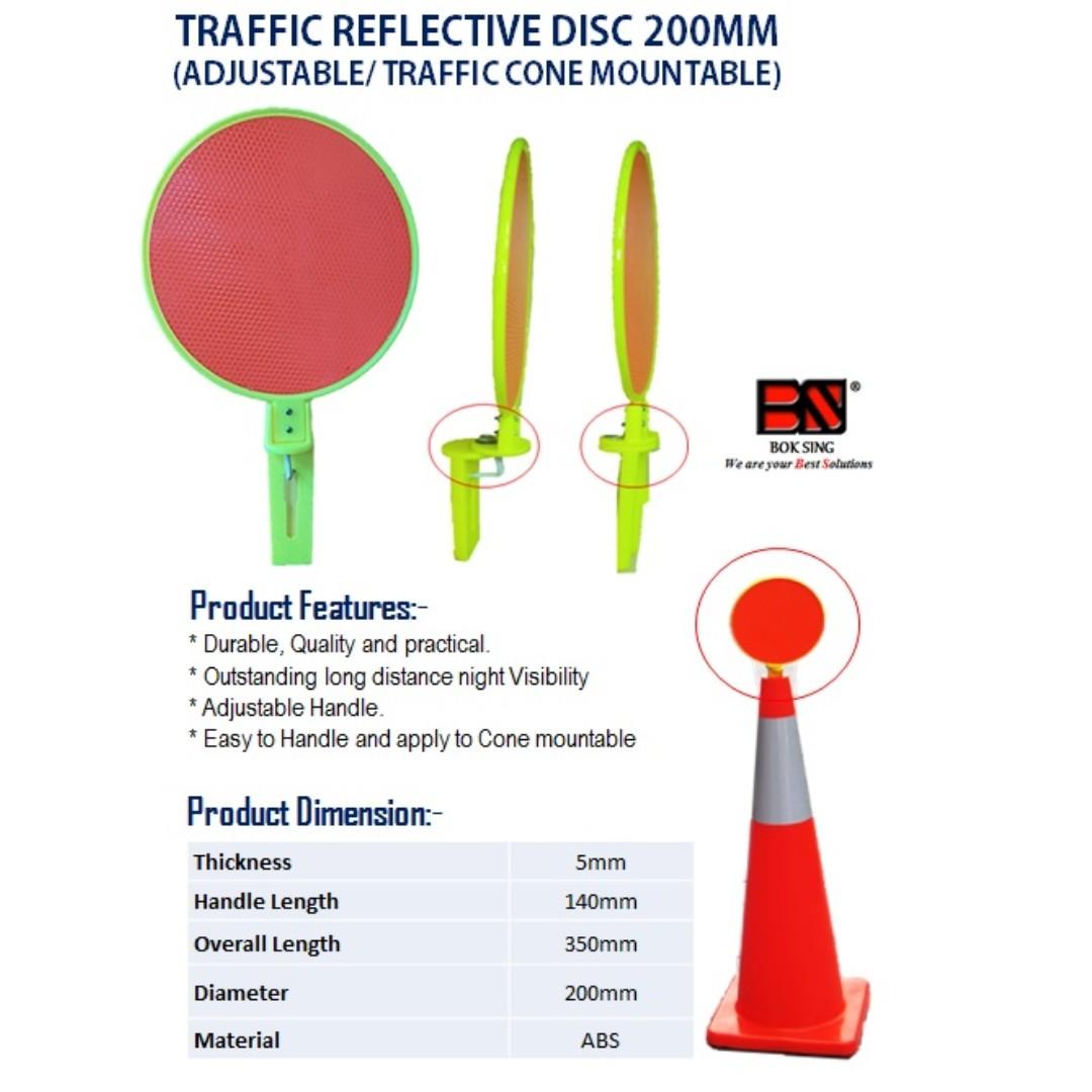 TRAFFIC REFLECTIVE DISC/ TRAFFIC CONTROL DISC 200MM, Everything Else on ...