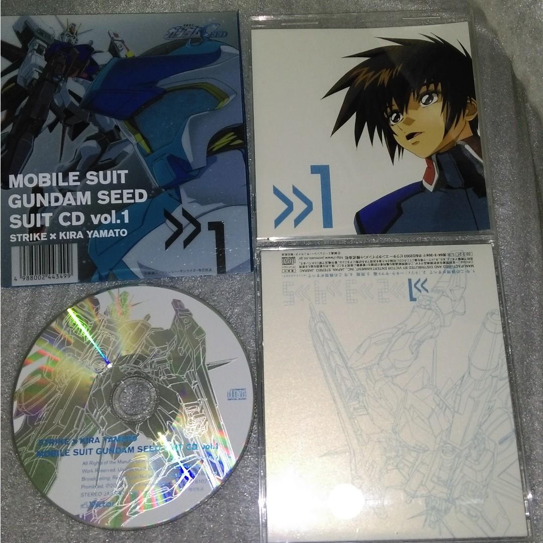 機動戰士 基拉大和 Gundam Seed Destiny CD vol 1 "Strike X Kira Yamato", 興趣及遊戲, 收藏品及紀念品, 明星周邊 - Carousell