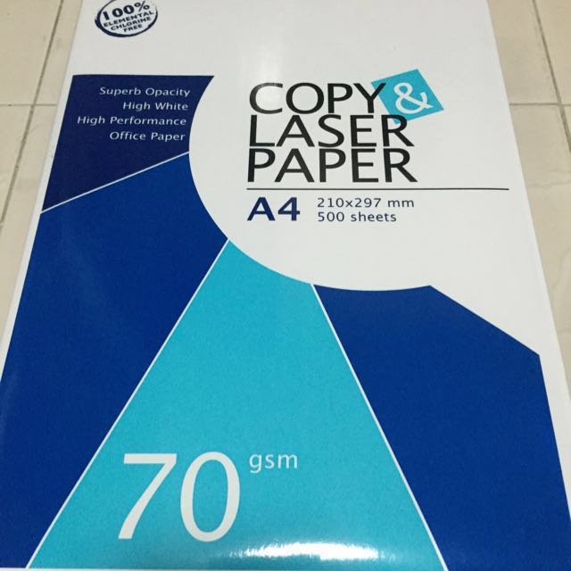 A4 70gsm Copier Paper (Box Of 5), Hobbies & Toys, Stationery & Craft ...