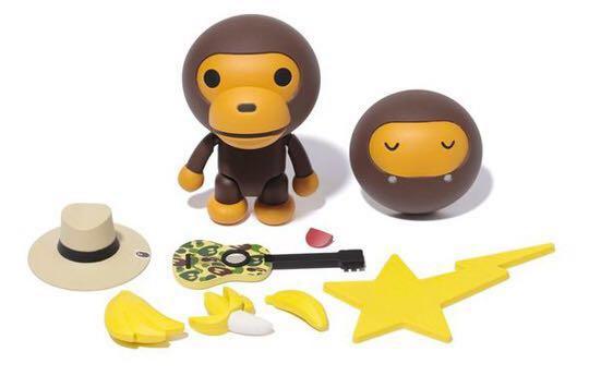 A Bathing Ape x Revoltech Yamaguchi Baby Milo Bape Toy Set, Hobbies ...