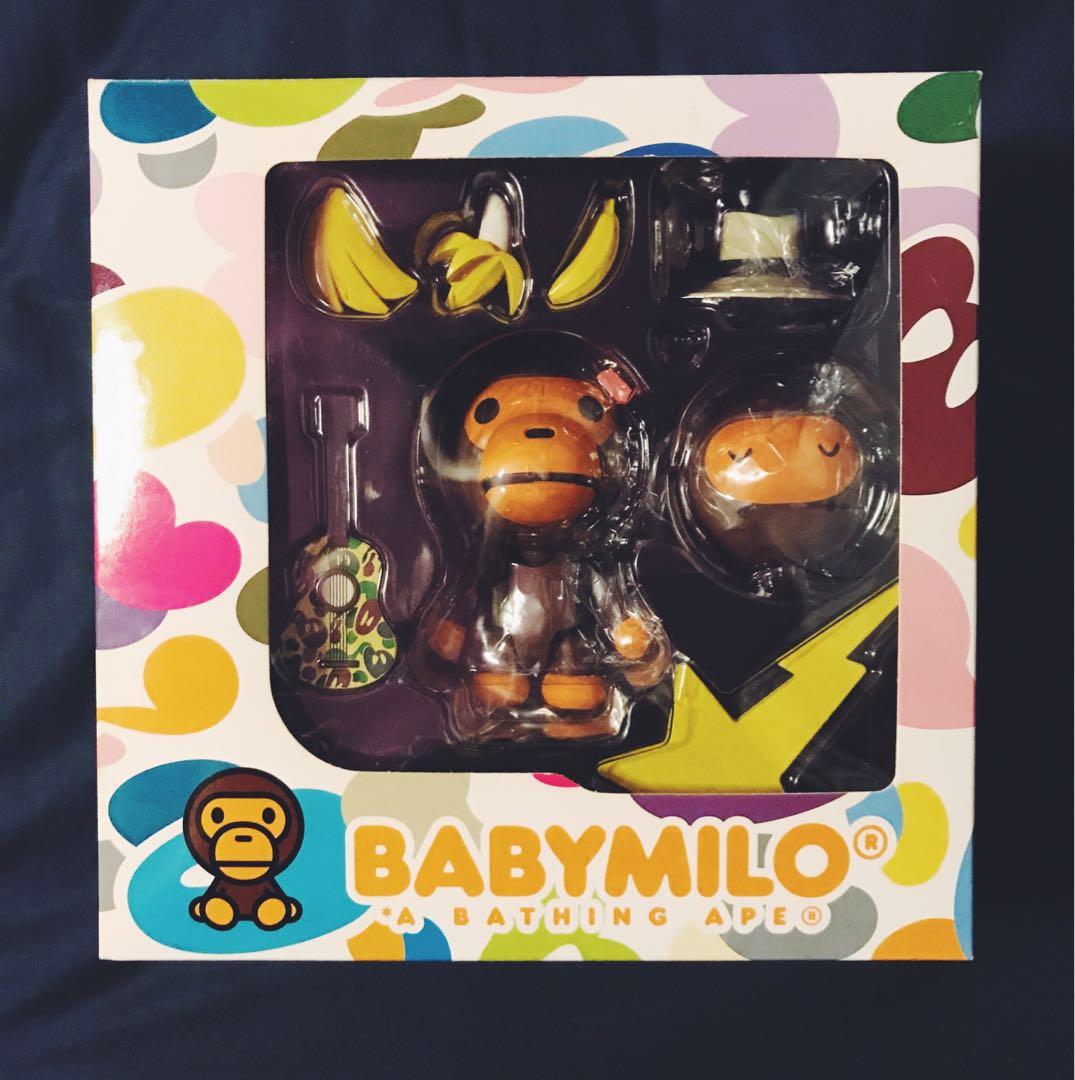 A Bathing Ape x Revoltech Yamaguchi Baby Milo Bape Toy Set, Hobbies ...