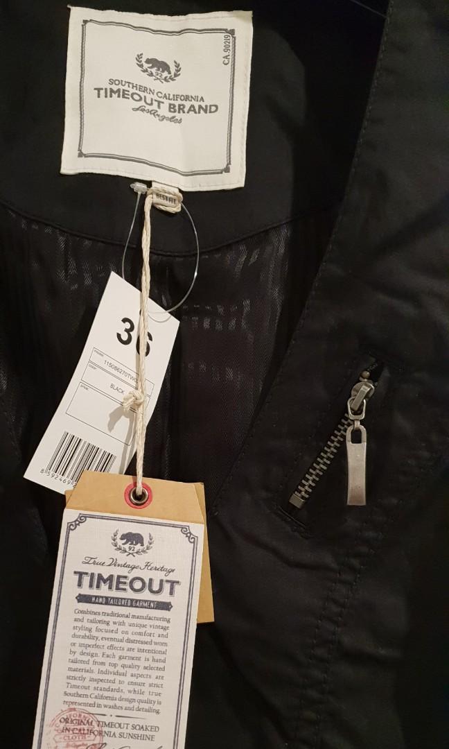 Black Timeout vest, Women's Fashion, Tops, Others Tops on Carousell